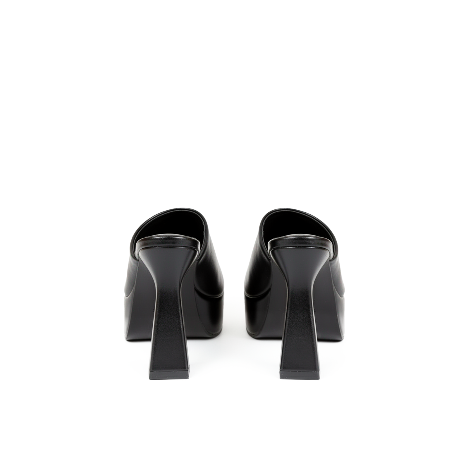 Devora Black Platform Mules | Lil Cacti